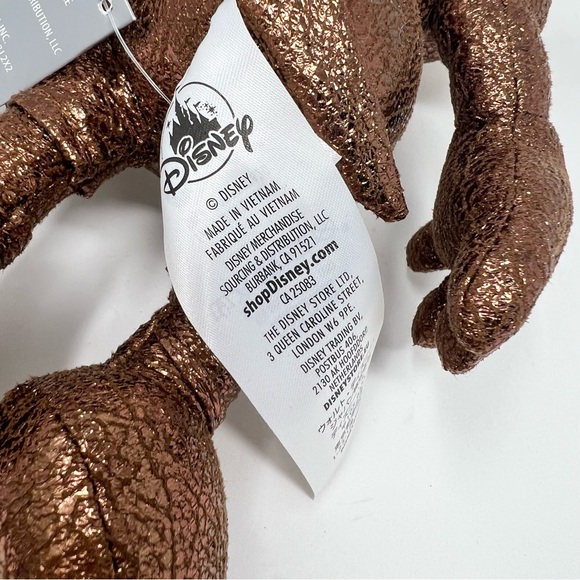 Disney | Toys | Nwt Disney Store Bronze Metallic Mickey Mouse Plush ...